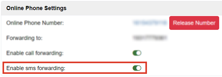 Online Phone Number Setup and Configuration
